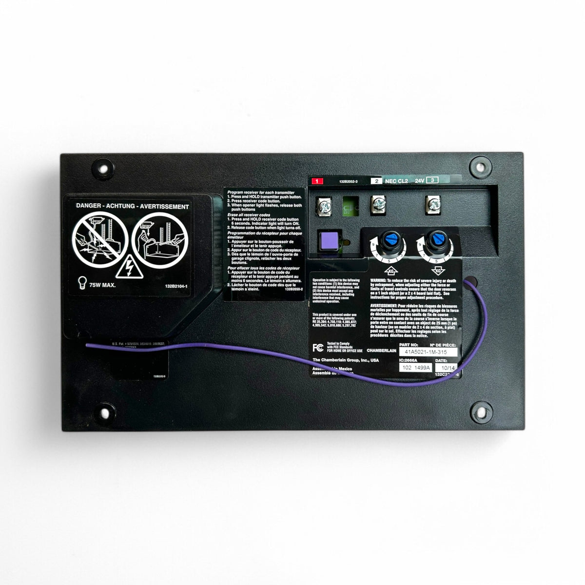 Receiver Logic Board, 315 MHz | 041A5021-1M-315 – DOOR-PARTS